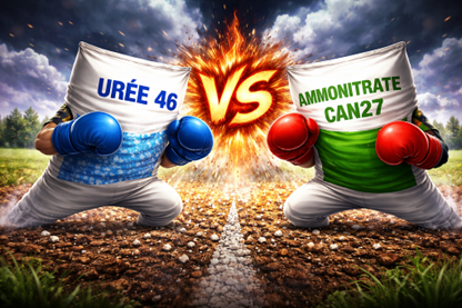 Ammonitrate ou urée : rendement, pertes et stockage